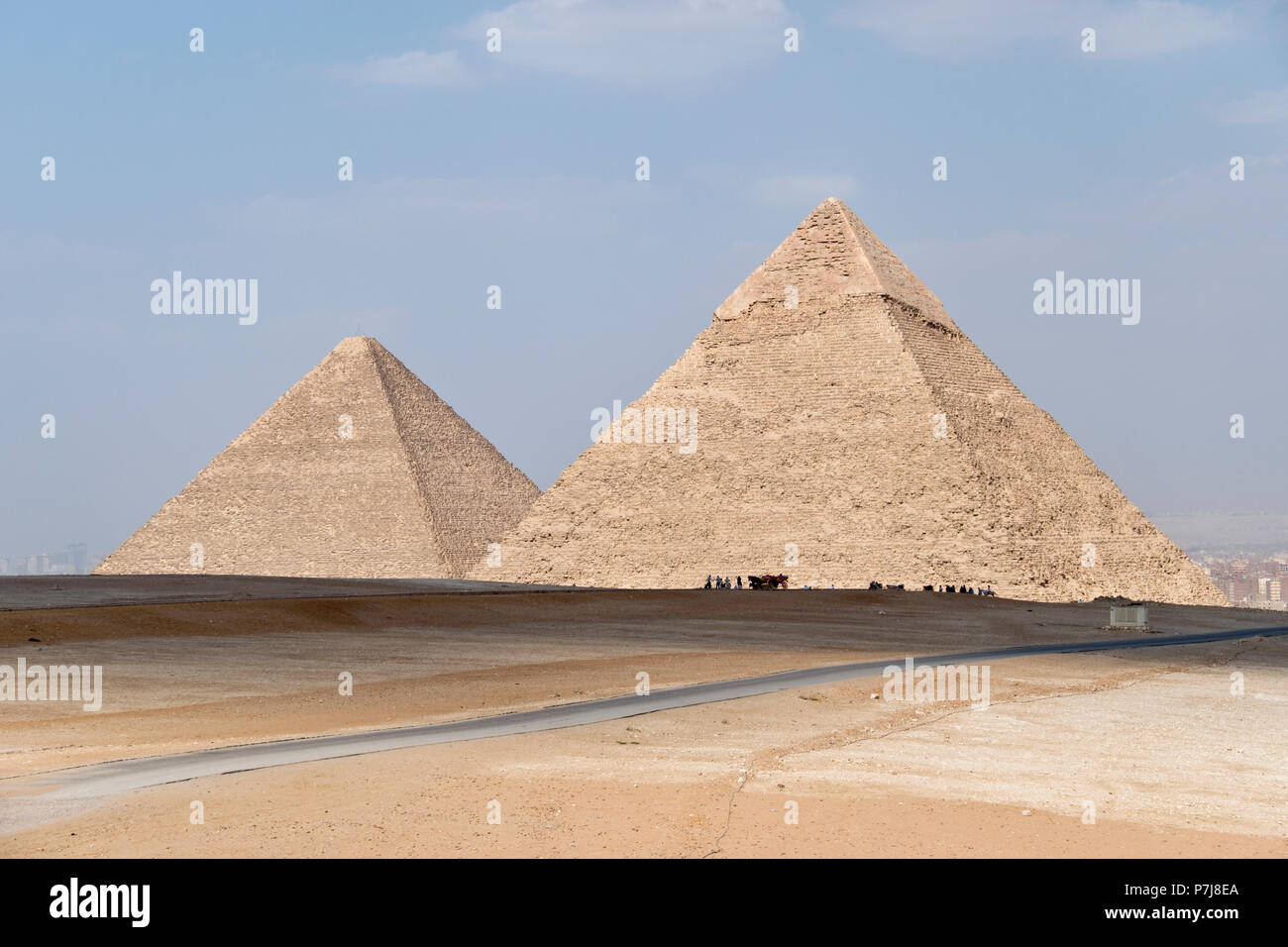 Die Große Pyramide von Gizeh (Pyramide des Cheops, Cheops) und die ...