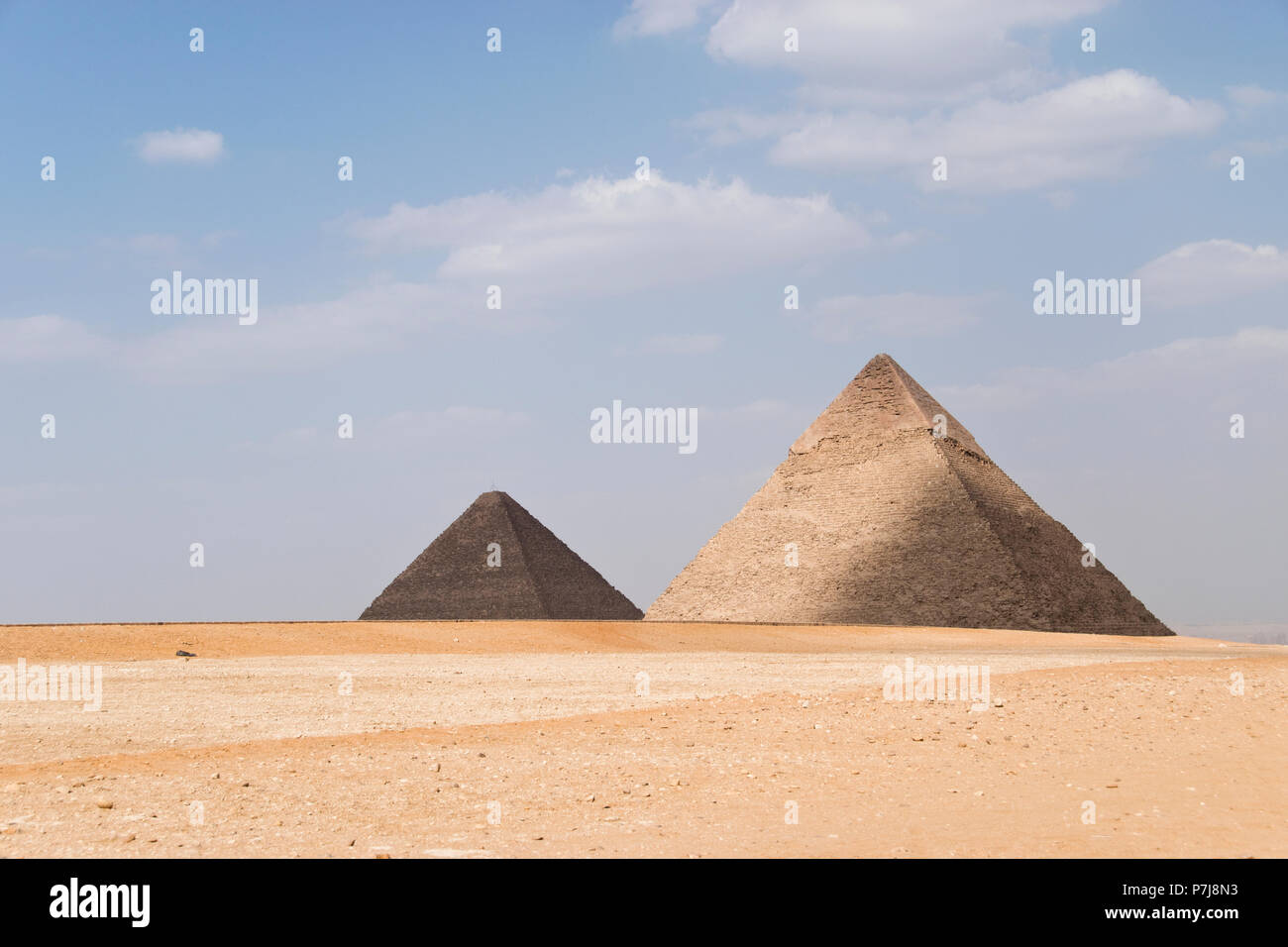 Die Große Pyramide von Gizeh (Pyramide des Cheops, Cheops) und die ...
