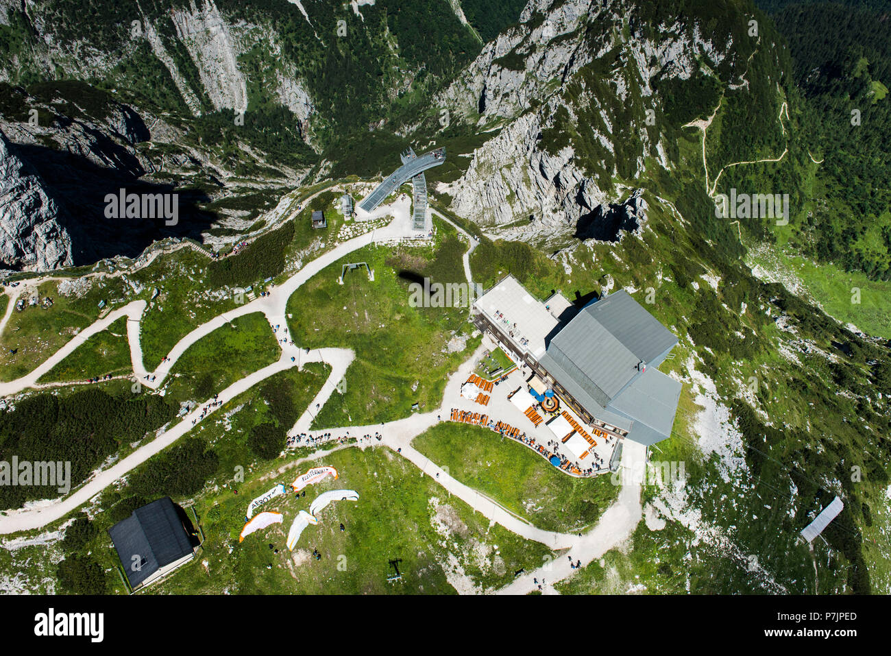 Germany Bavaria Garmisch Partenkirchen Alpspitze Alpspix Stockfotos und ...