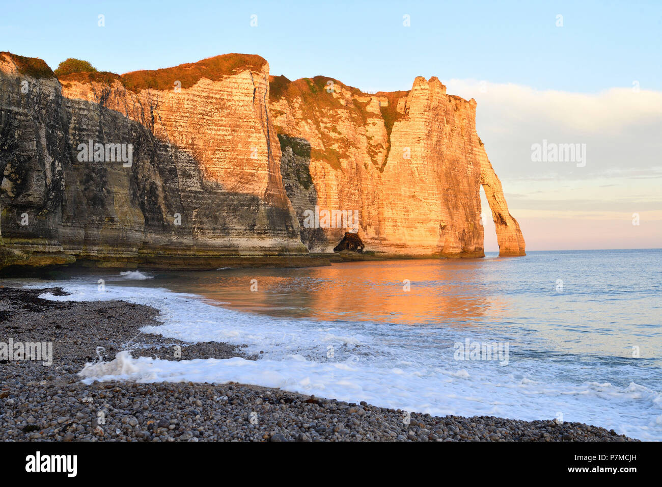 Frankreich, Seine Maritime, Caux, Dieppe, Etretat, der Strand, die ...