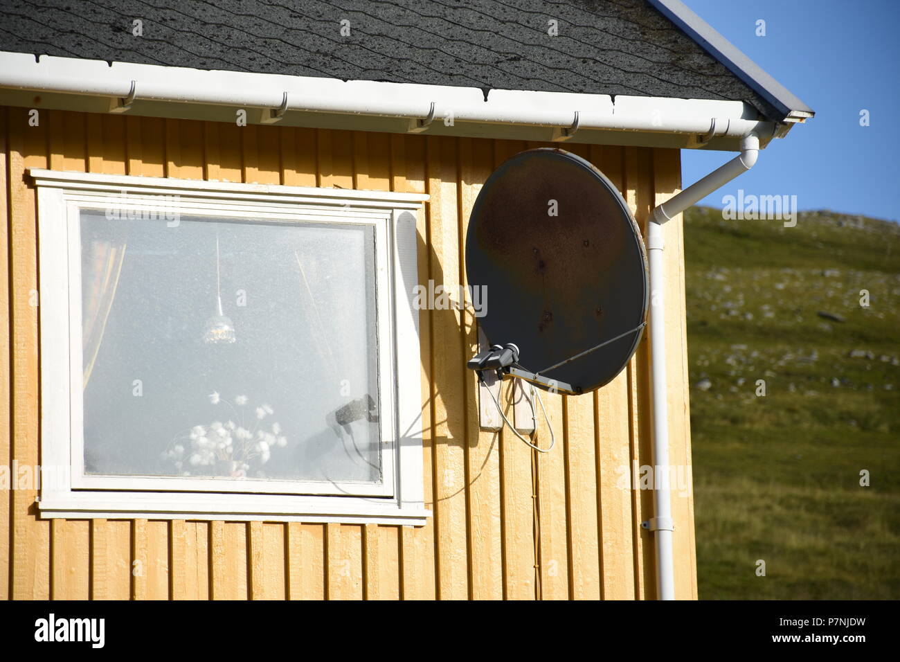 Kleine Sat Schussel Furs Fenster