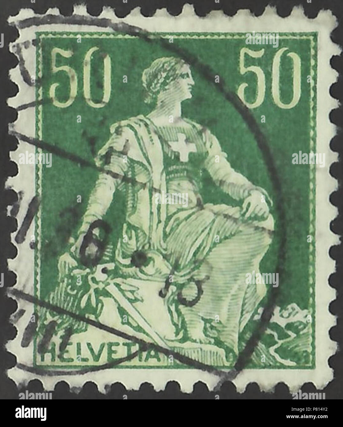 Stempel der Schweiz; 1933; endgültige Stempel der das Problem des ...