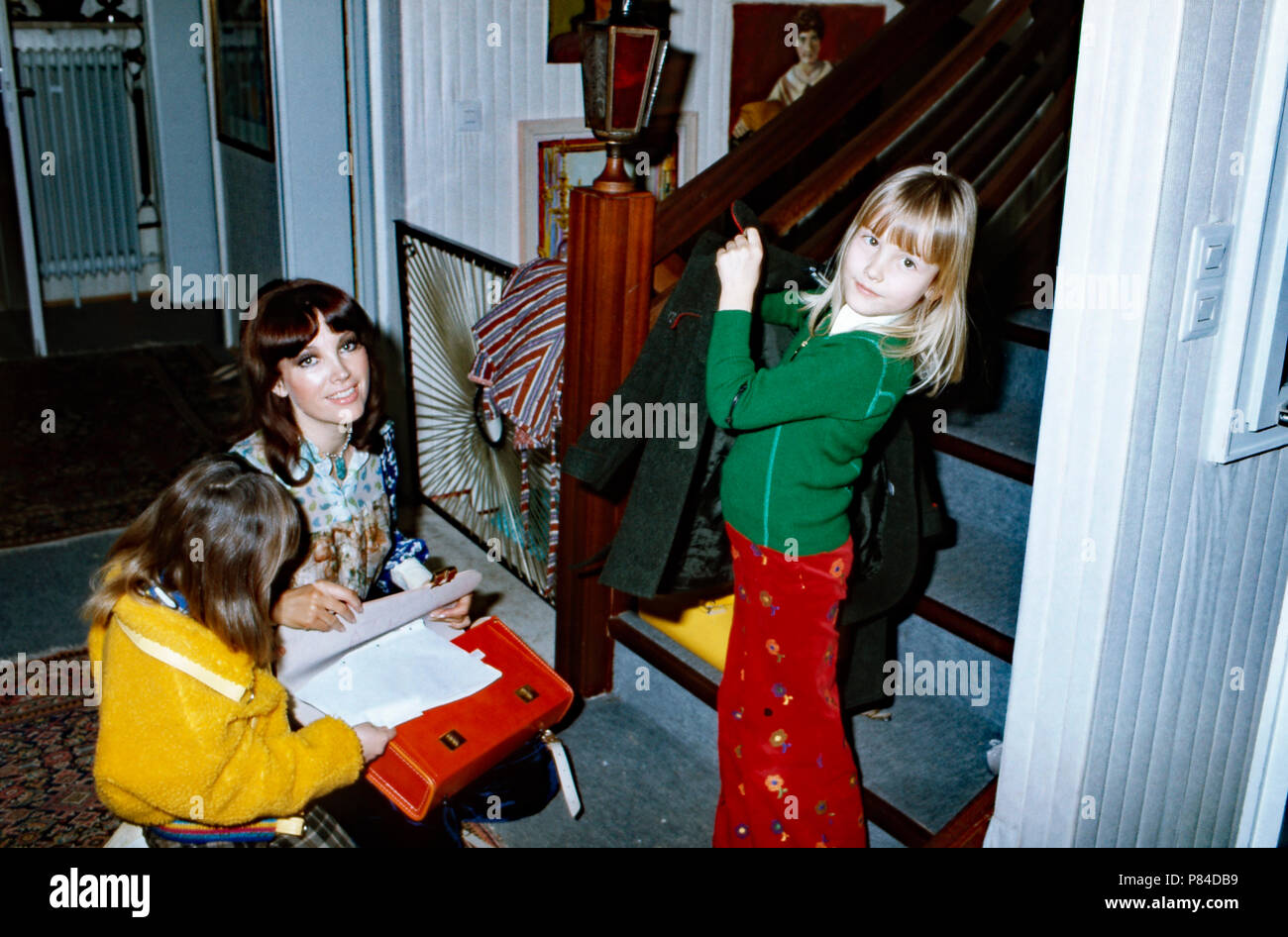 Moderatorin Petra Schürmann und Tochter Alexandra Freund zuhause in ...