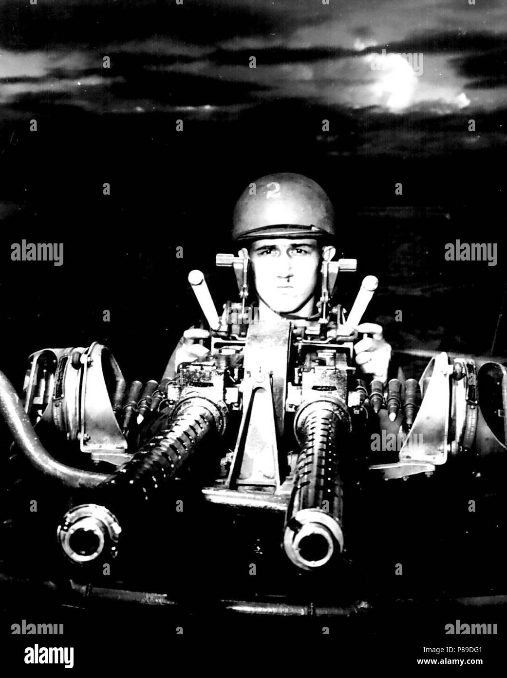 50 caliber machine gun Schwarzweiß-Stockfotos und -bilder - Alamy