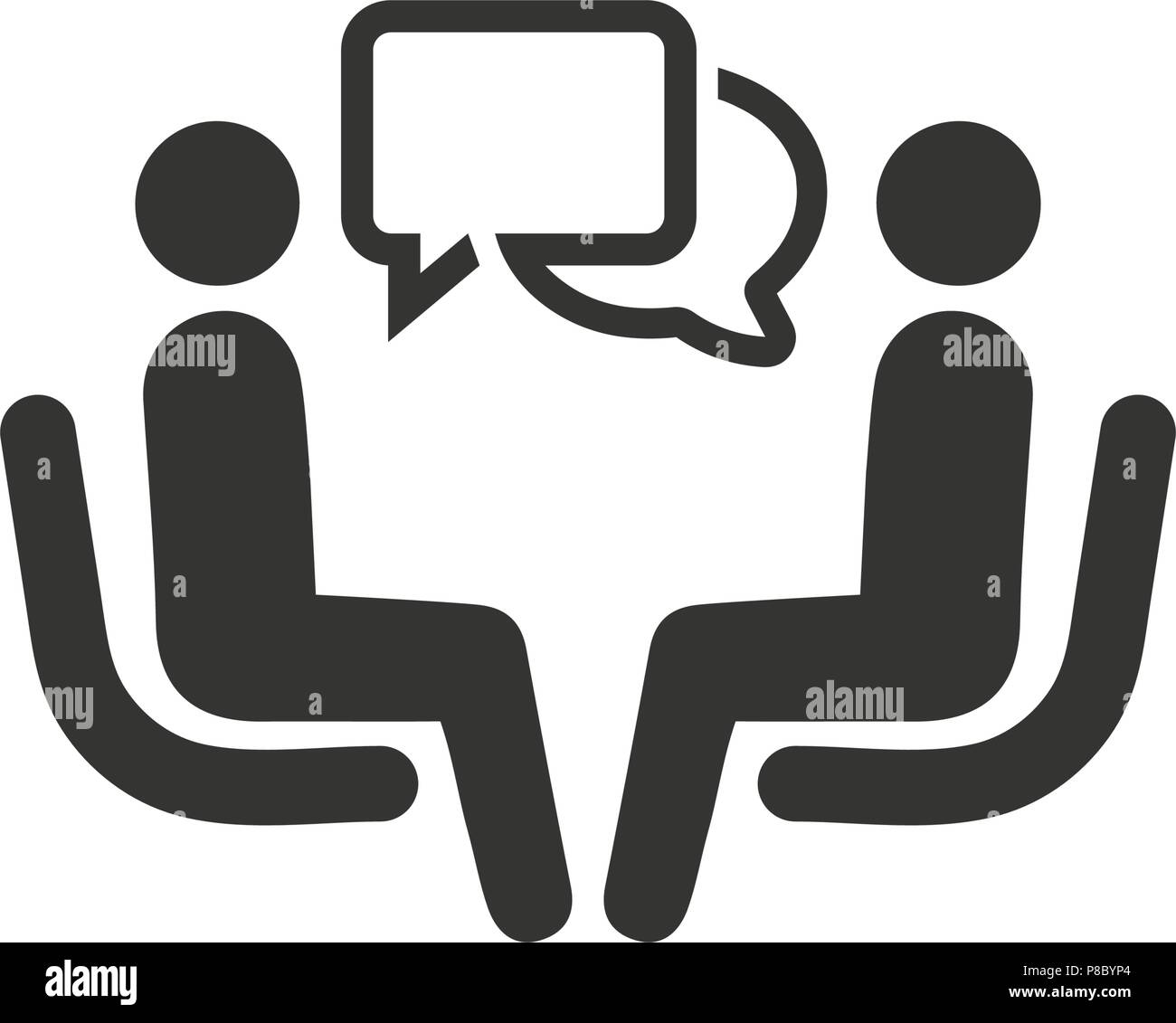 Conversation icon -Fotos und -Bildmaterial in hoher Auflösung – Alamy