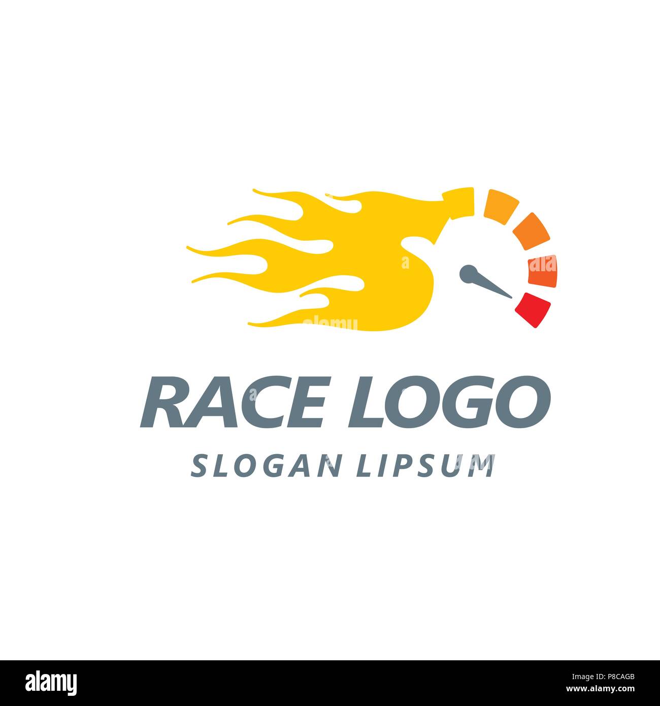 Tachometer logo Symbol Vektor eps Abbildung 10. Isolierte Abzeichen ...