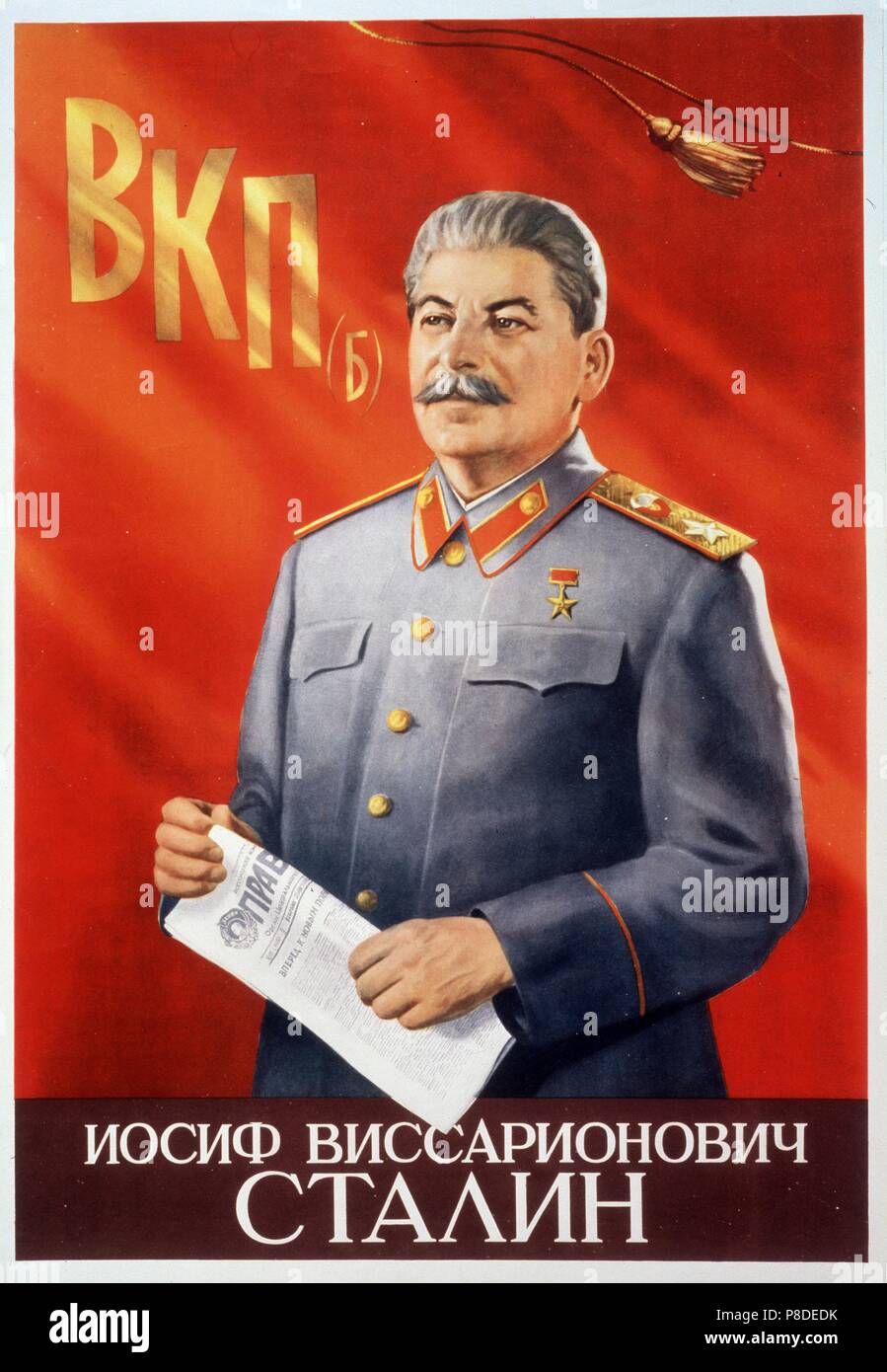 Stalin Propaganda Poster Stockfotos & Stalin Propaganda Poster Bilder ...
