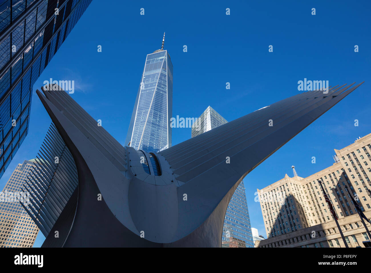Manhattan skyline 9 11 memorial oculus -Fotos und -Bildmaterial in ...