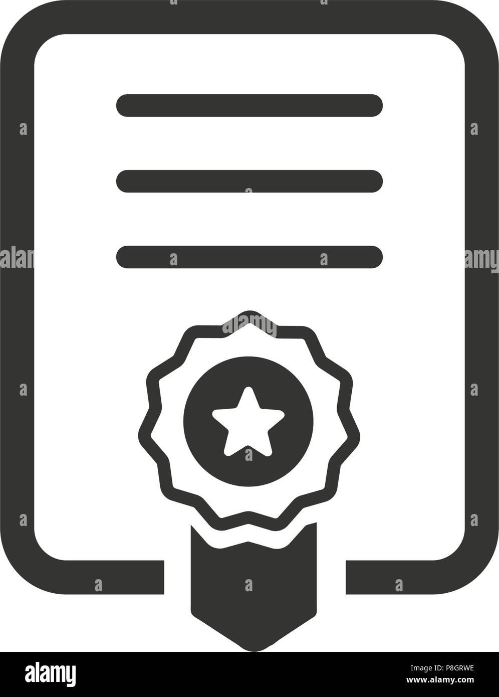 Graduation certificate Stock-Vektorgrafiken kaufen - Alamy