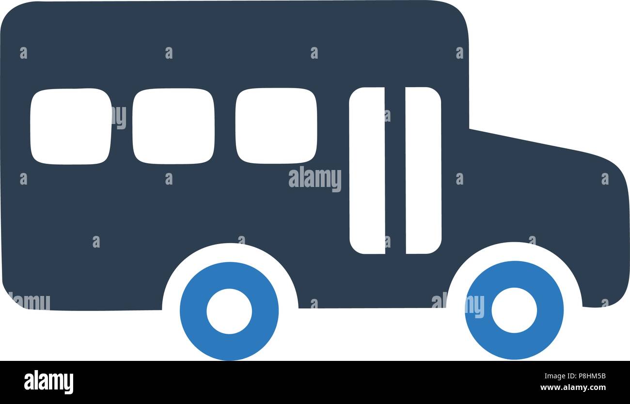 Bus symbol Stock-Vektorgrafiken kaufen - Alamy