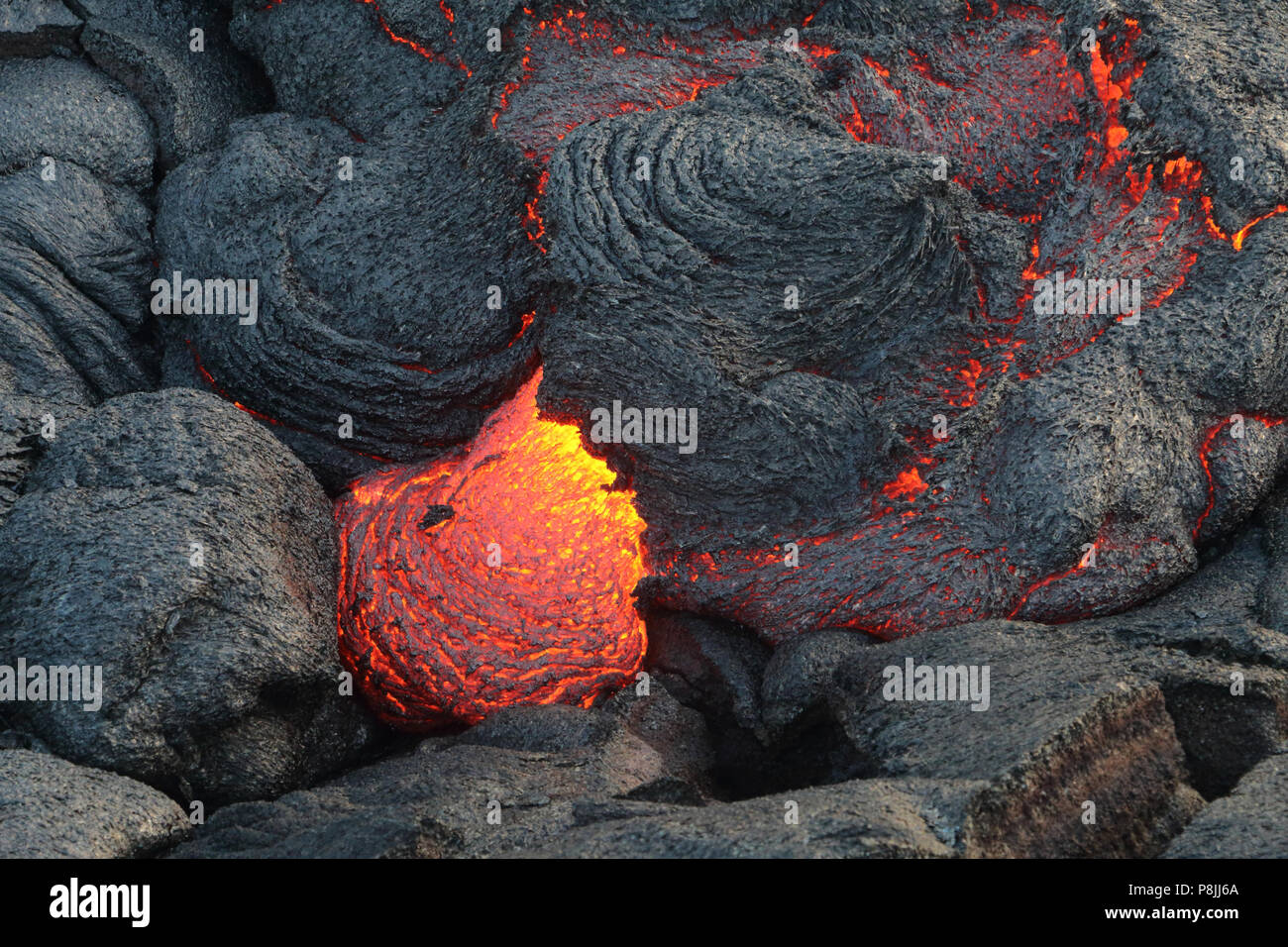 Pahoehoe Lava Stockfotos und -bilder Kaufen - Alamy