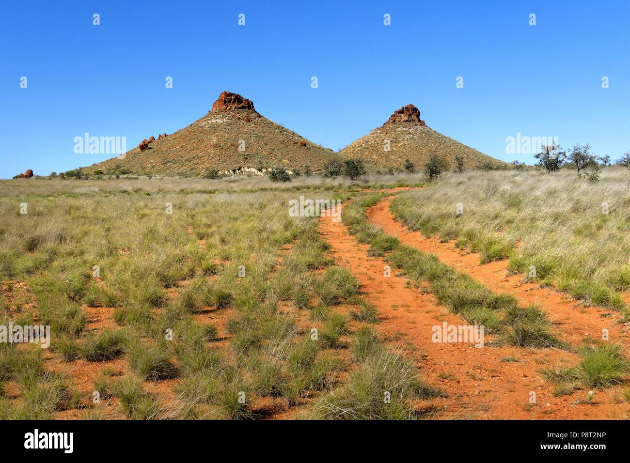 Landschaft Bildung im Outback Australien, Pilbara im Nordwesten von ...