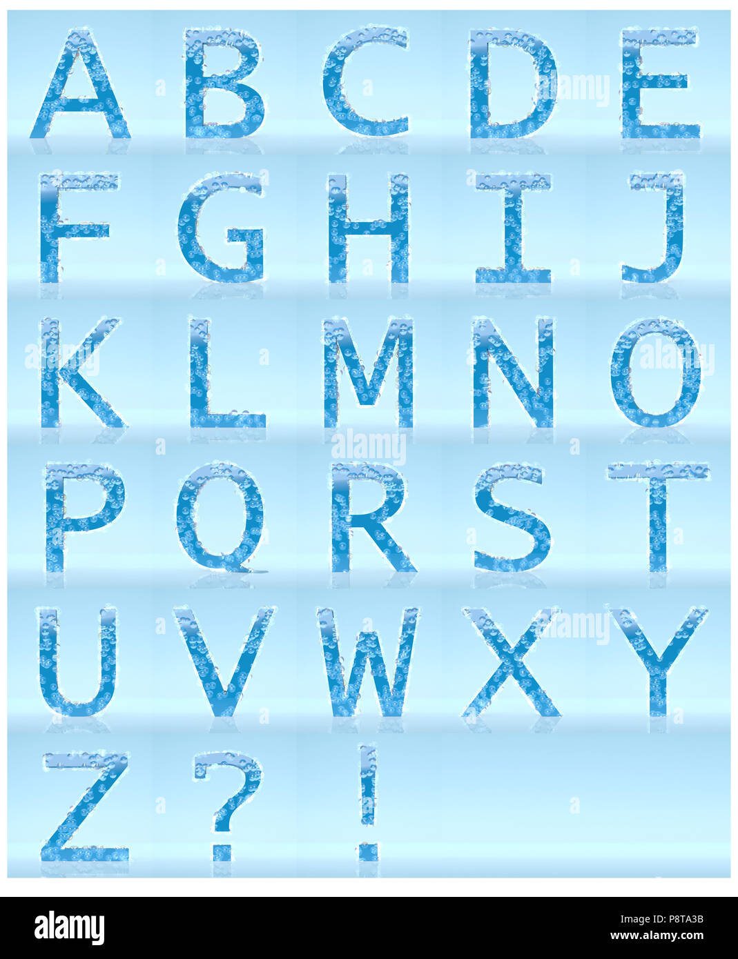 Blaue Schrift Stockfotos und -bilder Kaufen - Alamy