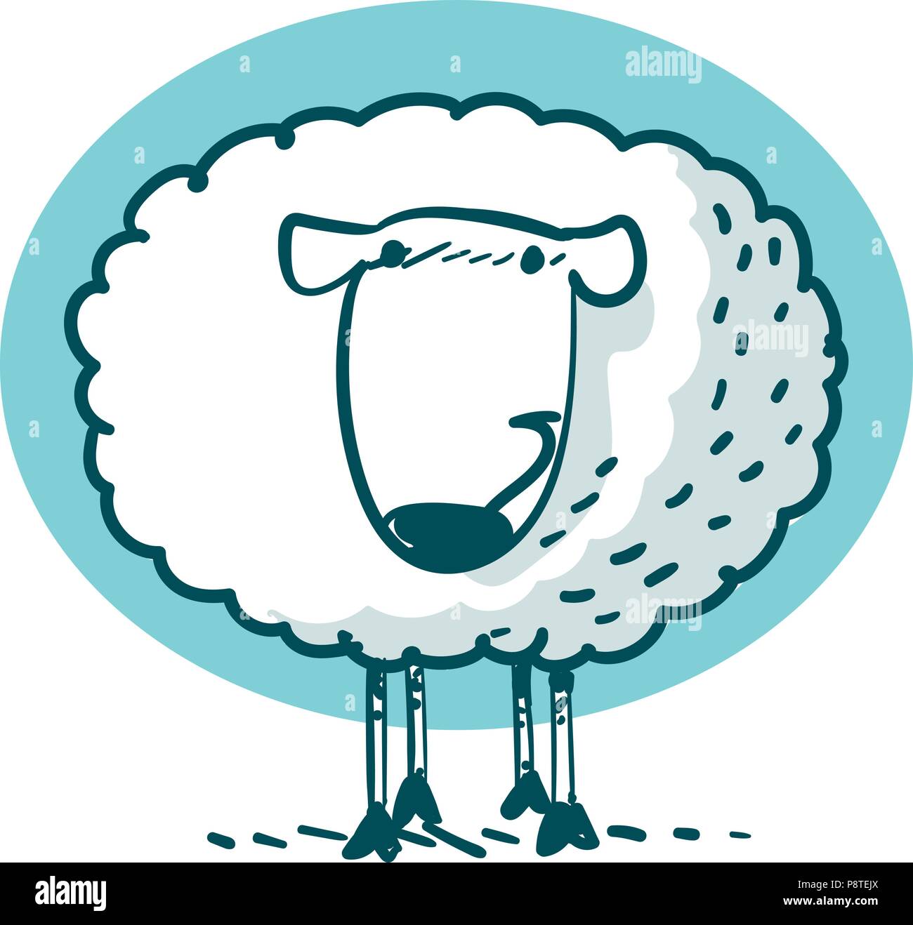 Schaf cartoon -Fotos und -Bildmaterial in hoher Auflösung – Alamy