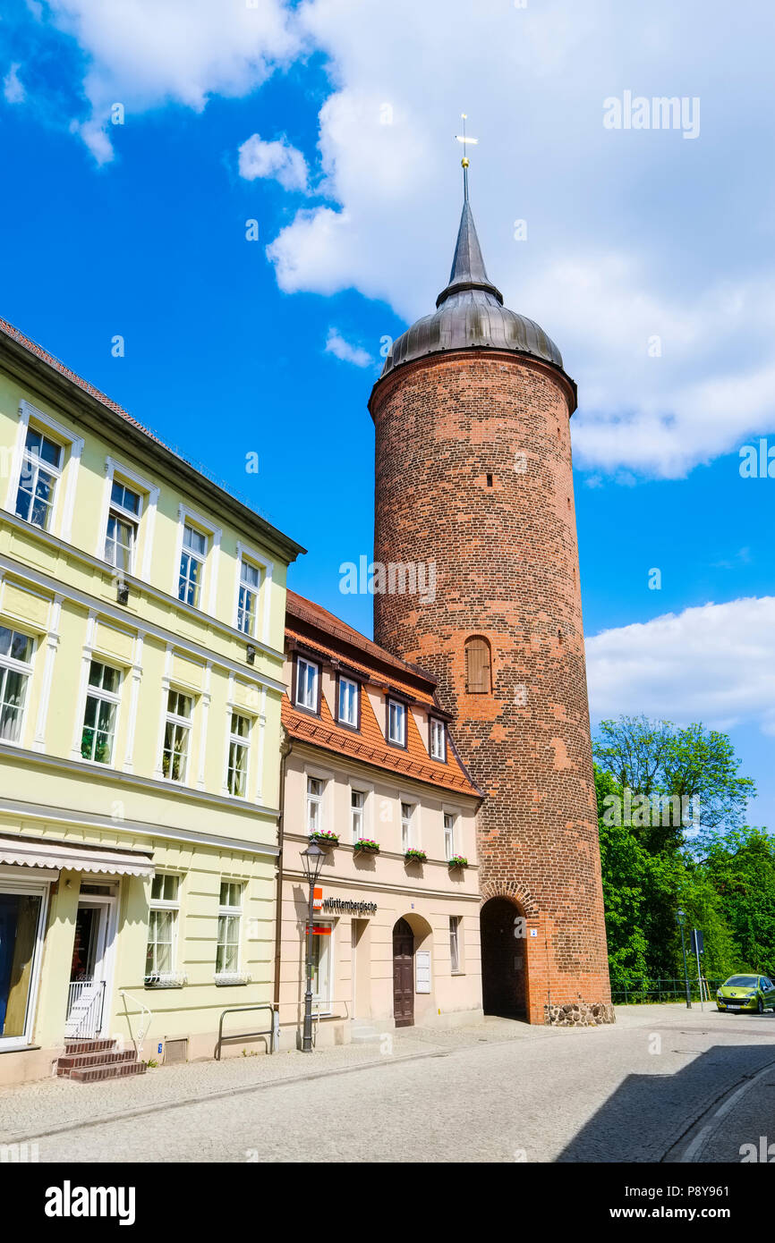 Roter Turm in Luckau, Dahme-Spreewald, Brandenburg, Deutschland ...