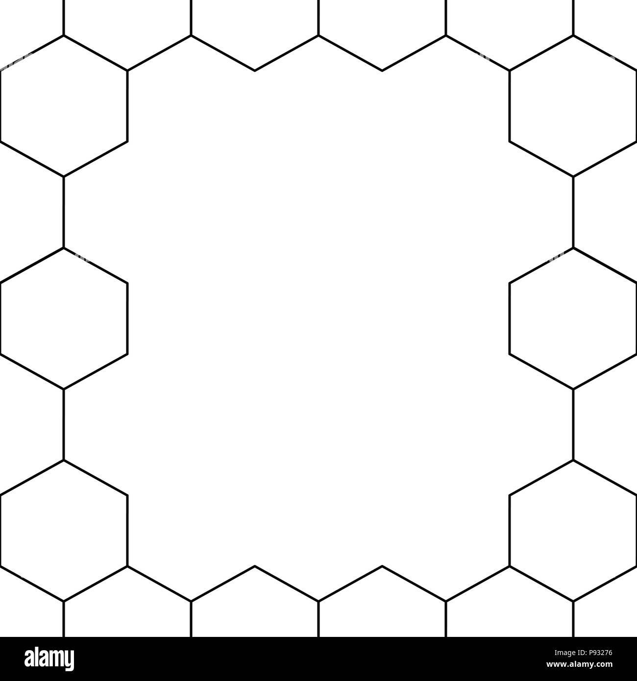 Bienenwabenvektorvektoren Stockfotos und -bilder Kaufen - Alamy