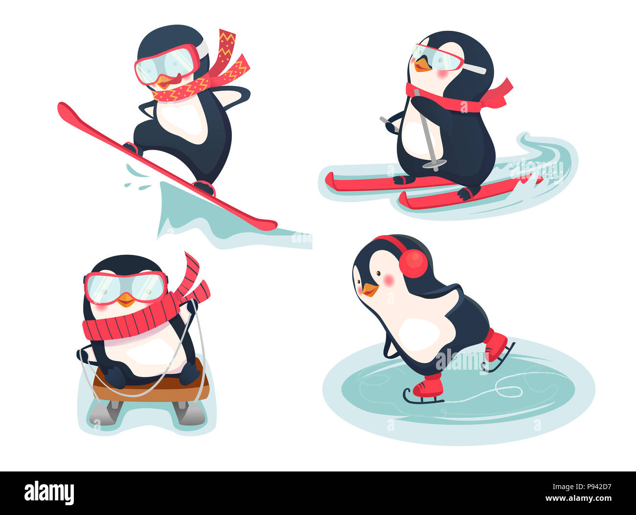 Pinguin schlittschuhe -Fotos und -Bildmaterial in hoher Auflösung – Alamy