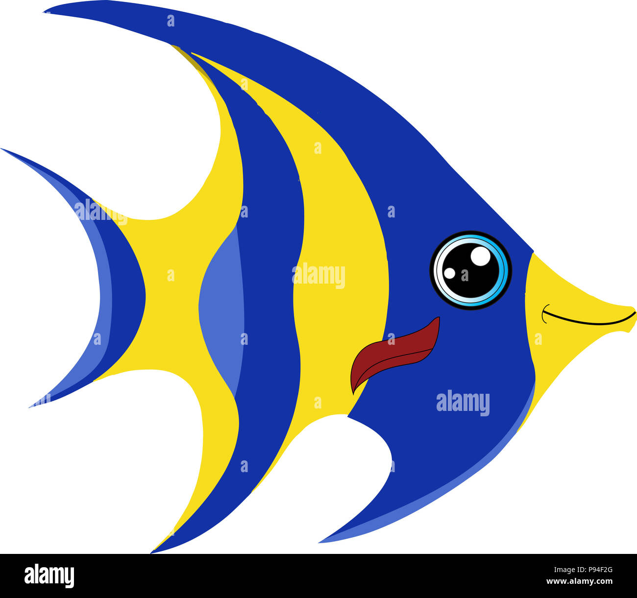 Cartoon angel fish -Fotos und -Bildmaterial in hoher Auflösung – Alamy