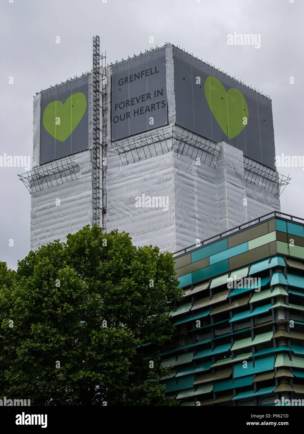 Grenfell Turm Gedenkveranstaltungen ein Jahr nach dem Brand ...