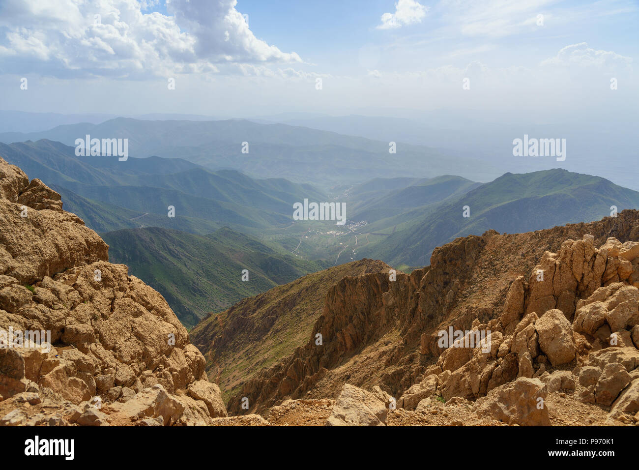 Natur Landschaft im Zagros Gebirge in der Nähe der Grenze zwischen Iran ...