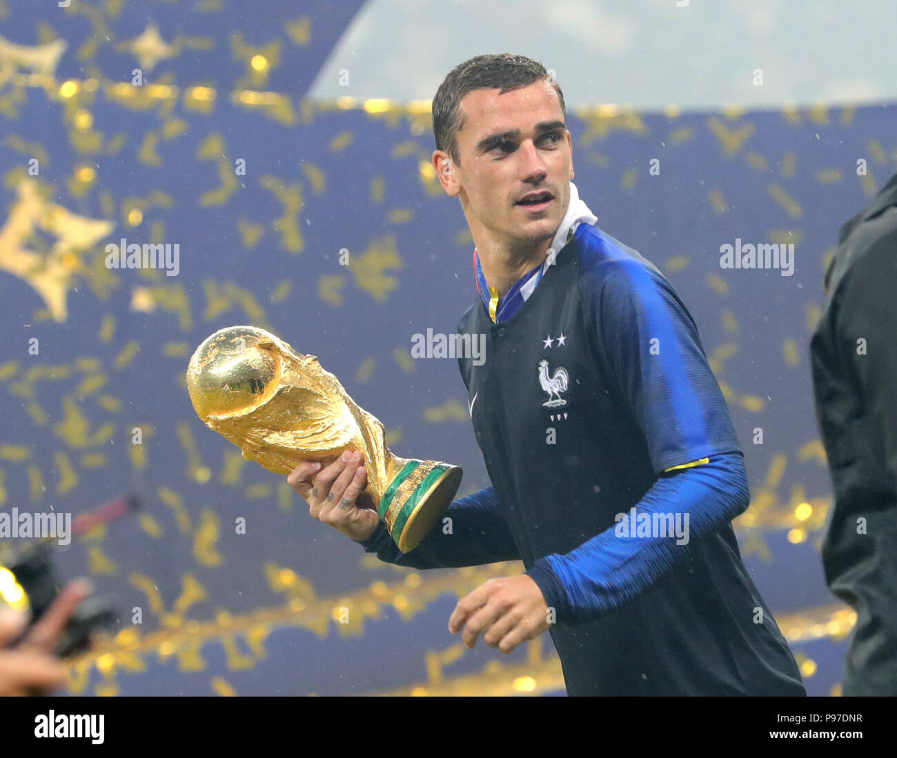 Moskau, Russland. Am 15. Juli 2018. Fußball, WM 2018: Finale Frankreich ...