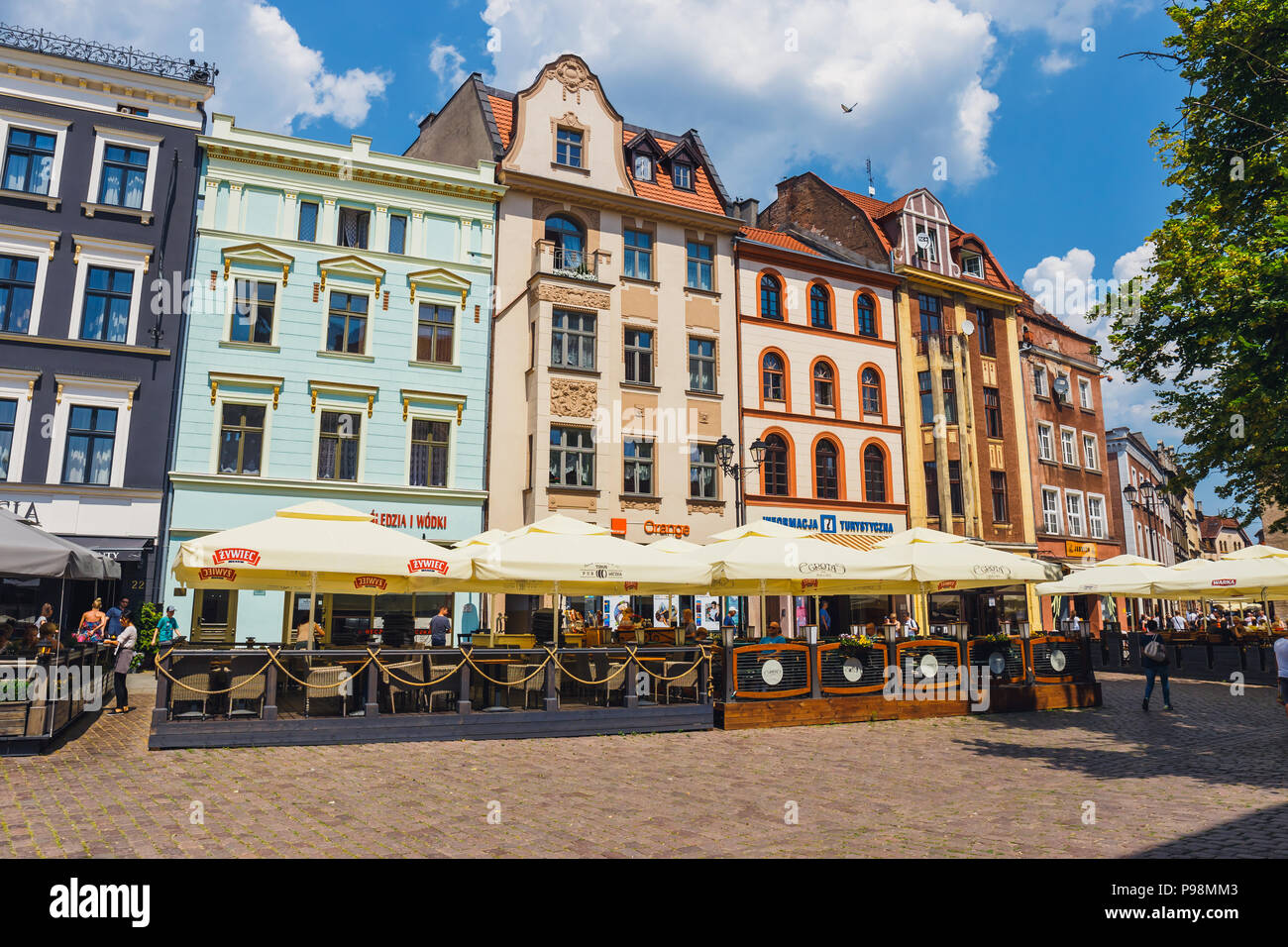 Torun thorn marktplatz und gotisches altes rathaus -Fotos und ...