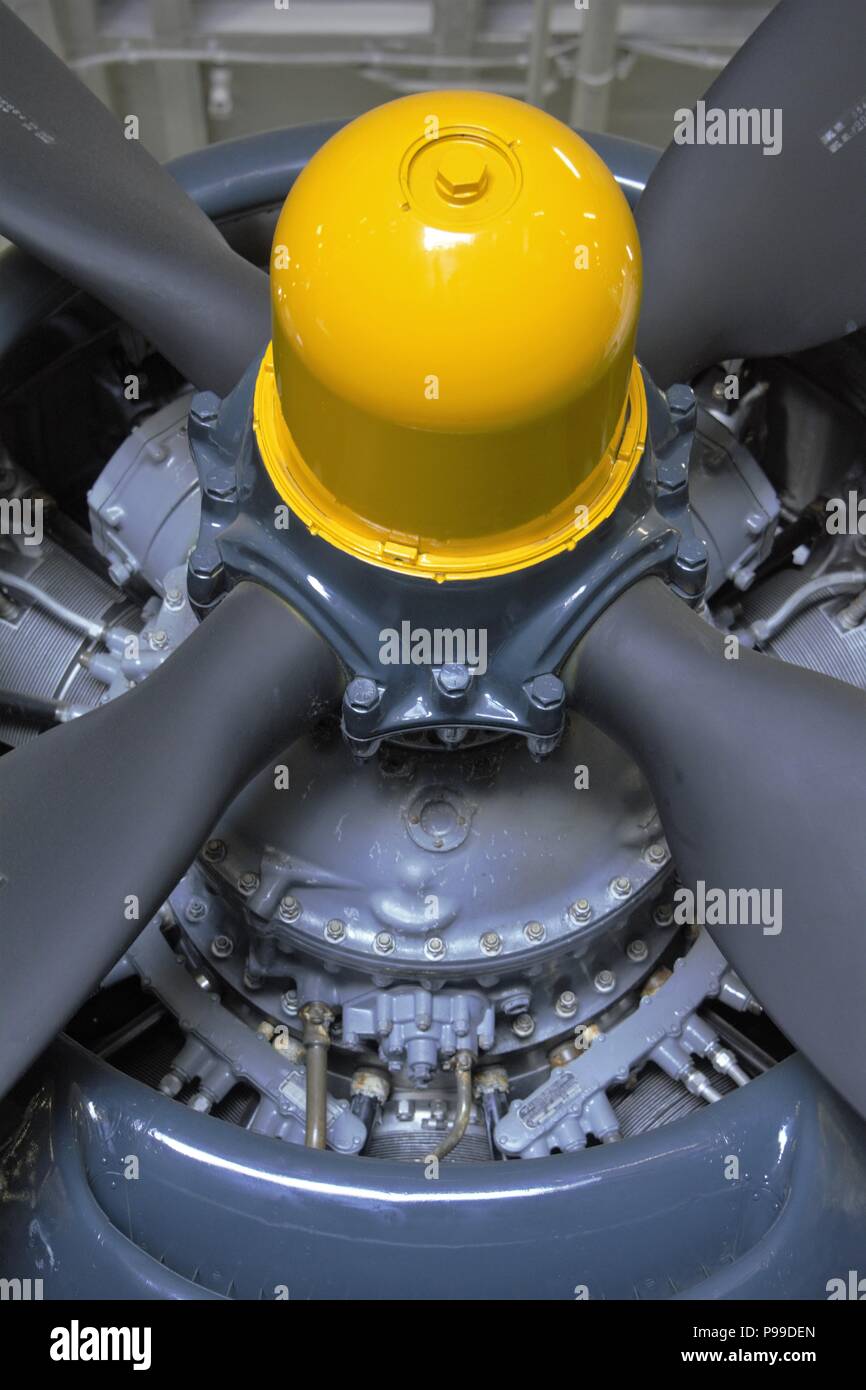 Vought F4U Corsair Propeller Stockfotografie - Alamy