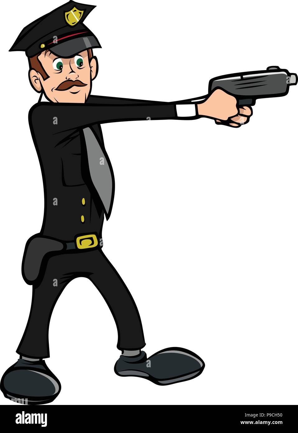 Cartoon polizist -Fotos und -Bildmaterial in hoher Auflösung – Alamy