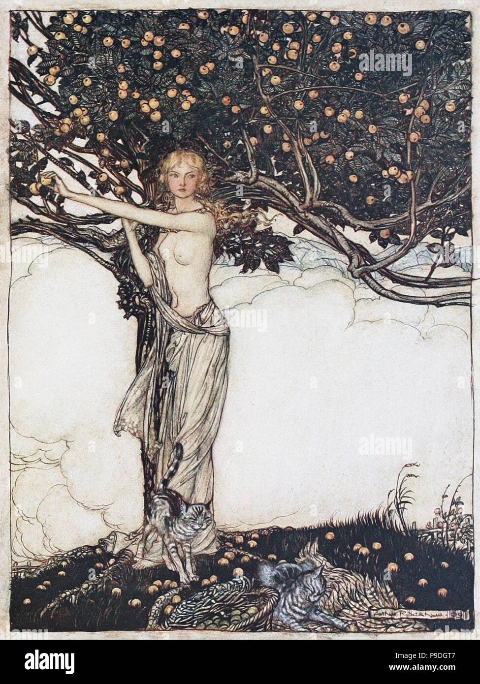 Freia, die Messe ein. Abbildung: Für "Das Rheingold und Die Walküre ...