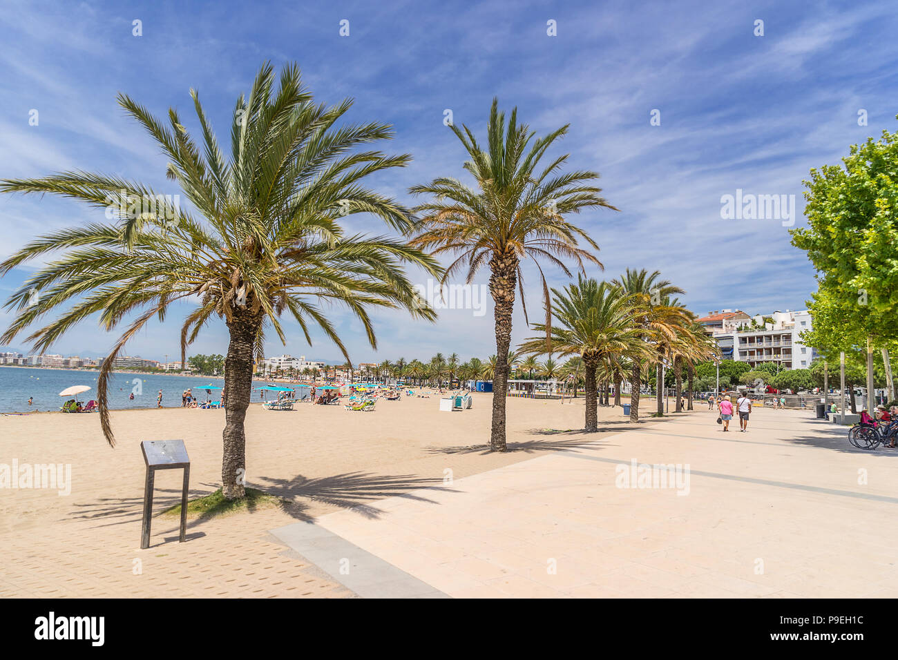 Roses beach on cape creus costa brava -Fotos und -Bildmaterial in hoher ...