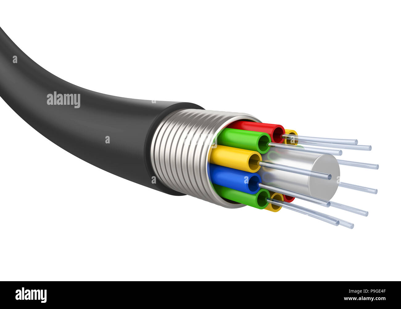 Fibre cable -Fotos und -Bildmaterial in hoher Auflösung – Alamy