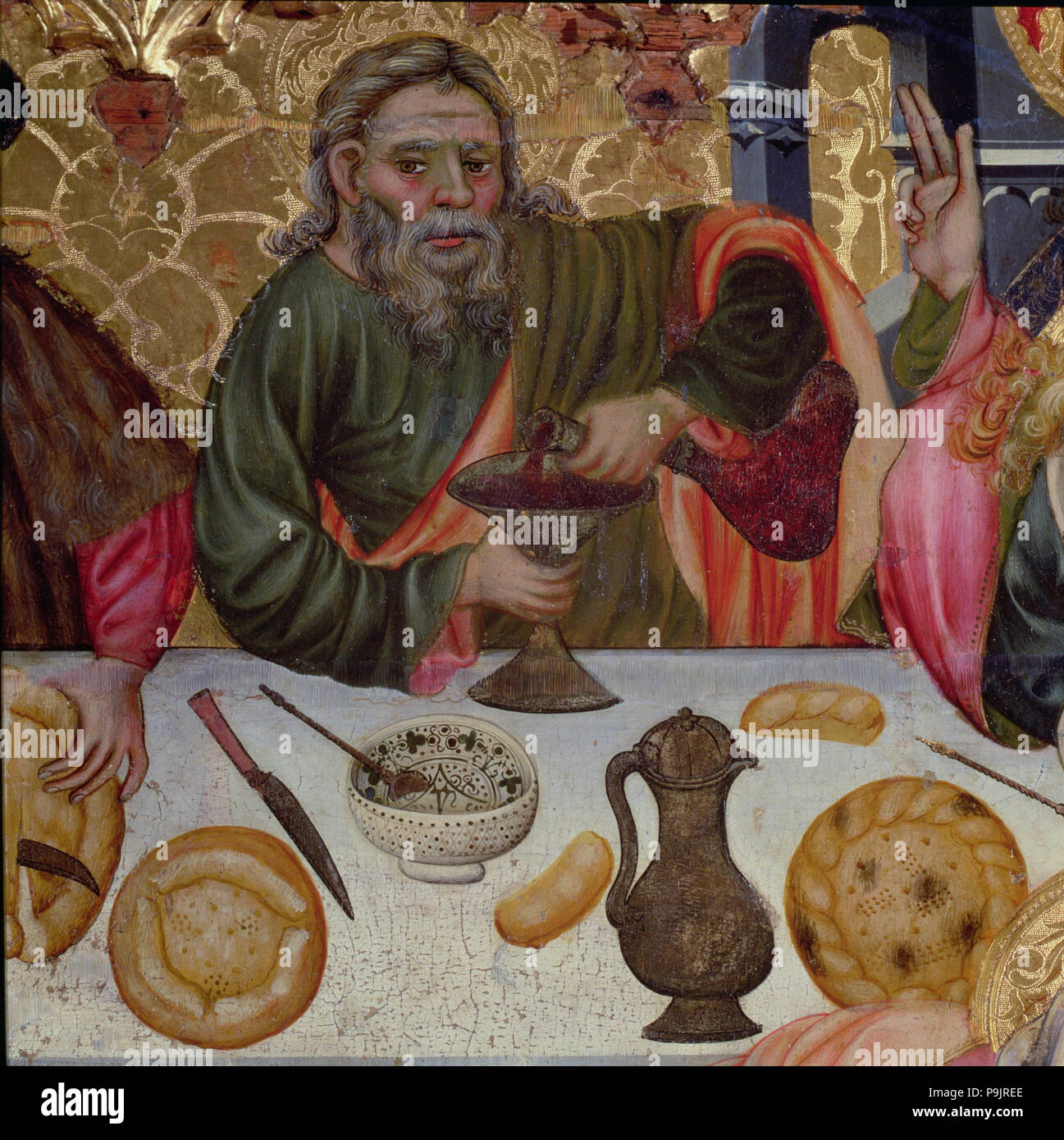 Jesus und Das Letzte Abendmahl Stockfotos und -bilder Kaufen - Alamy