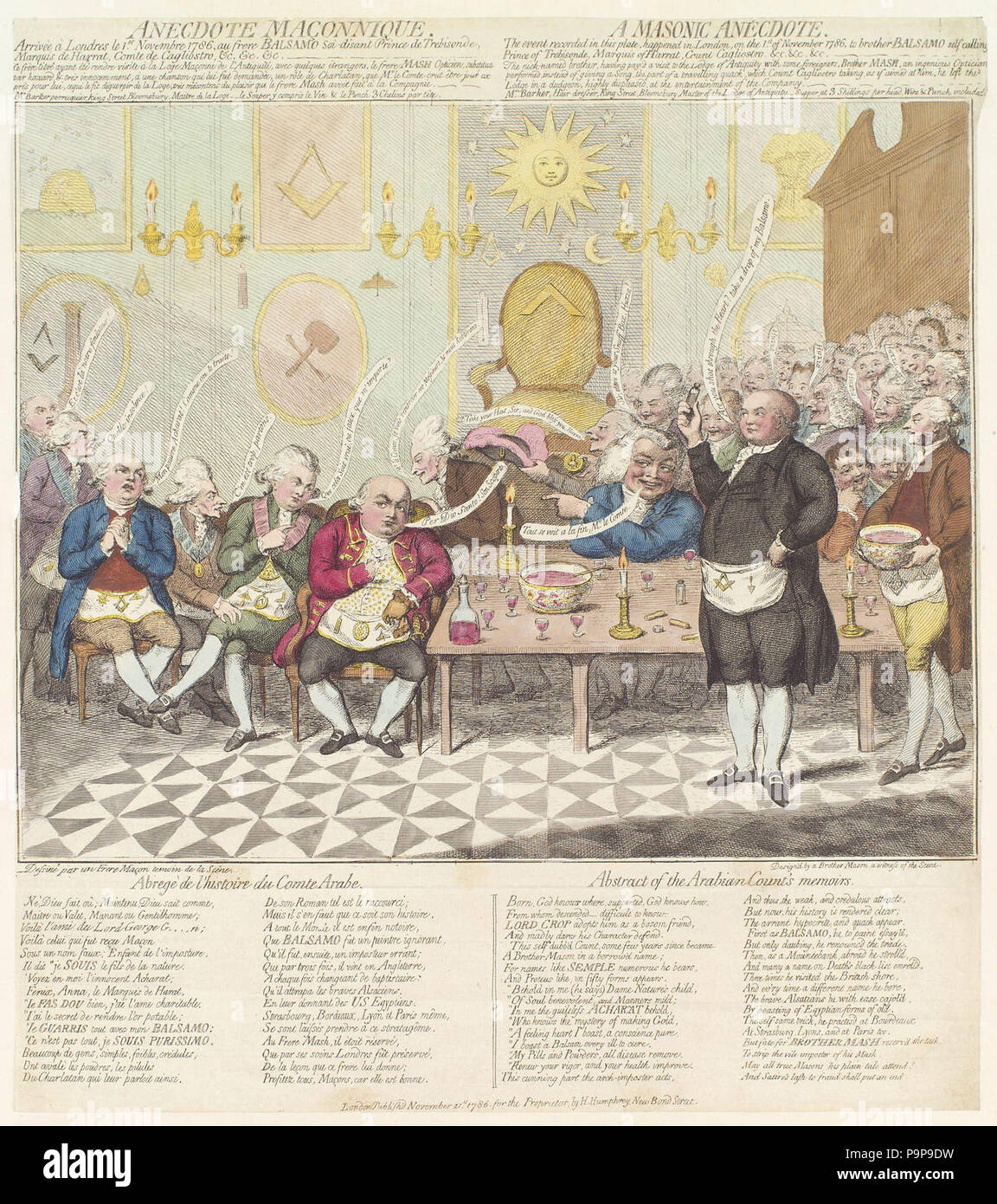 Alessandro Cagliostro Stockfotos und -bilder Kaufen - Alamy