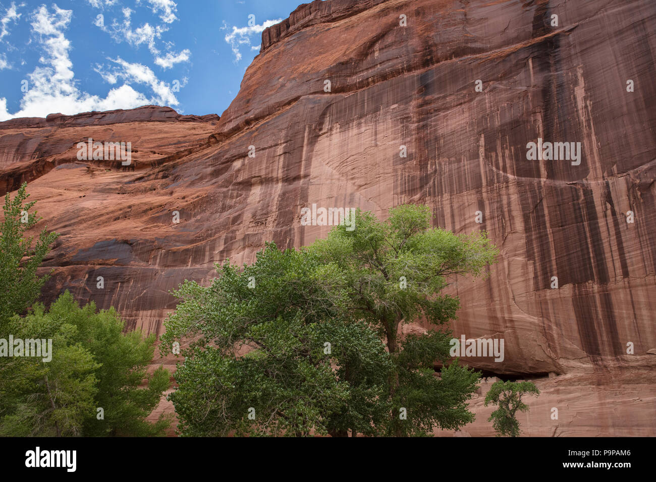 Native American Ruinen in Canyon de Chelly National Monument in Chinle ...