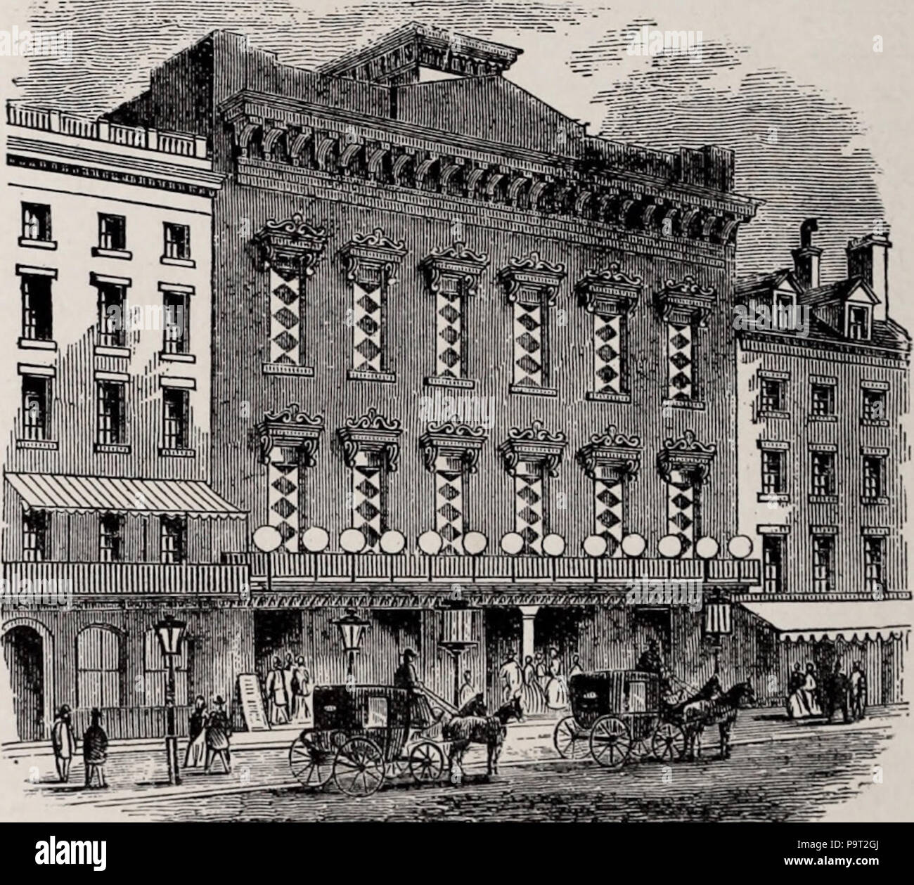 . Englisch: Legende in Quelle liest: Broadway Theater, Ostseite des ...