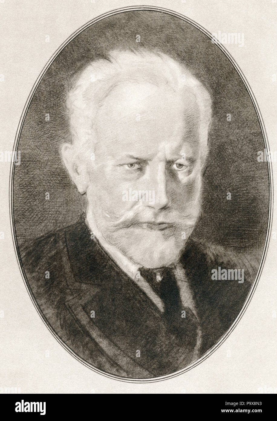 Peter Iljitsch Tschaikowsky Porträt Stockfotos und -bilder Kaufen - Alamy
