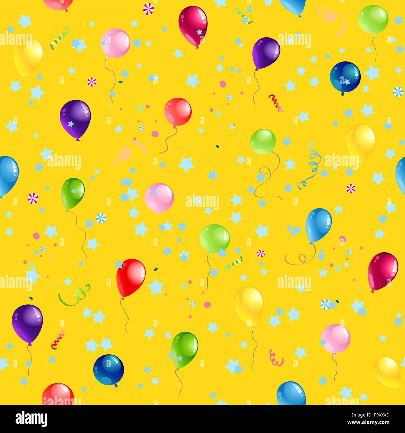 Luftballons muster Stock-Vektorgrafiken kaufen - Alamy