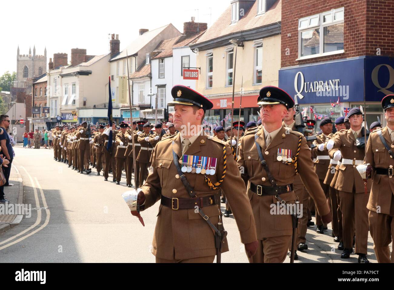 Bicester, Oxfordshire, UK 21.07.2018 - 1 Regiment RLC gewährt die ...