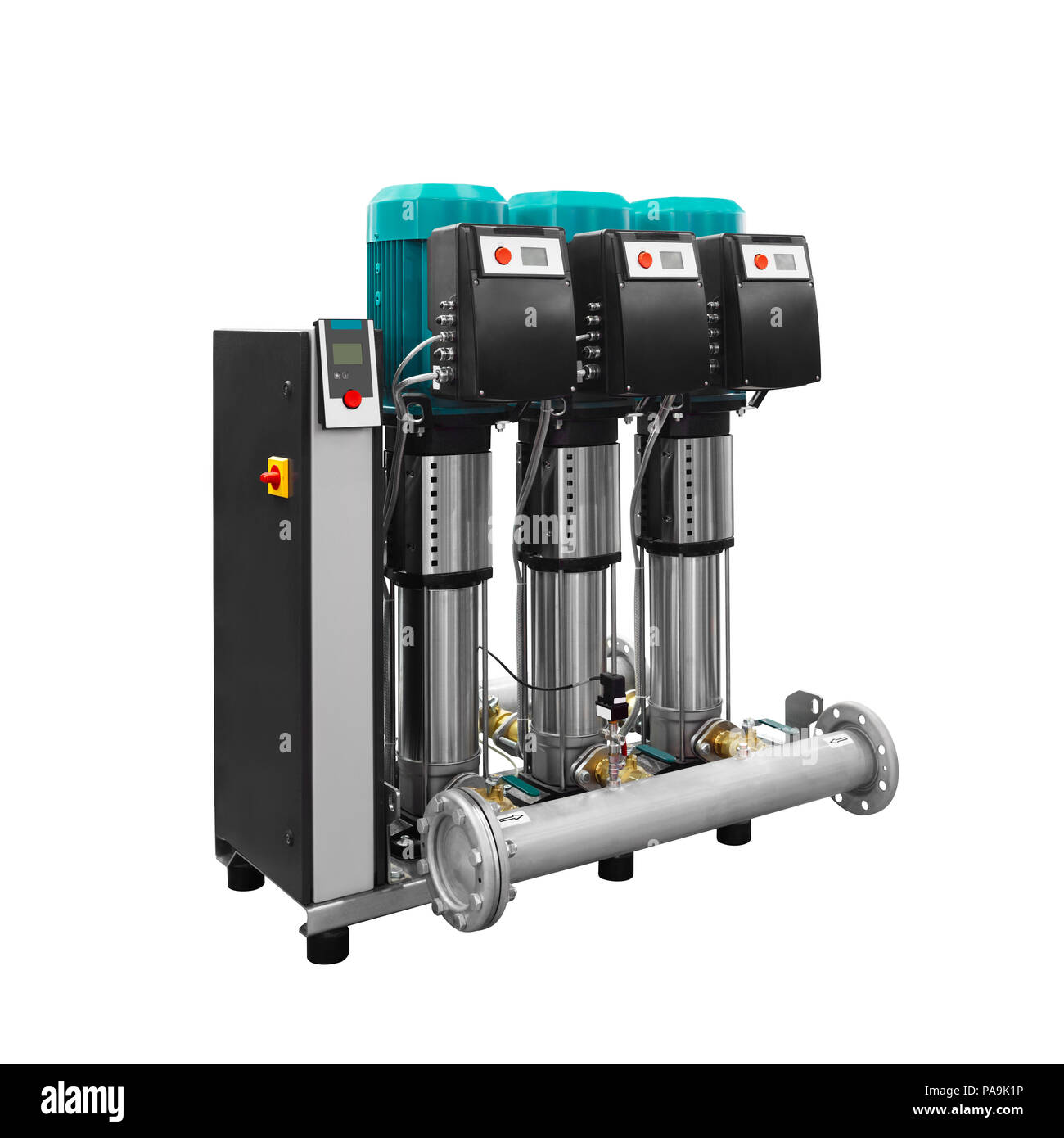 Moderne, kompakte Smart automatische pumpstation der Wasserversorgung ...