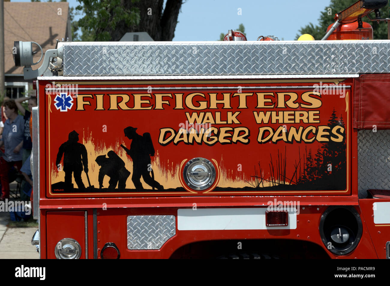 Hummer fire truck in Parade Stockfotografie - Alamy