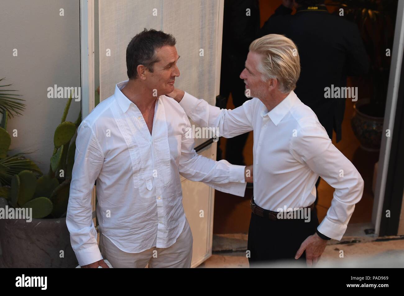 Taormina, Italien. 20. Juli 2018. Taormina: Matthew Modine und Frau ...