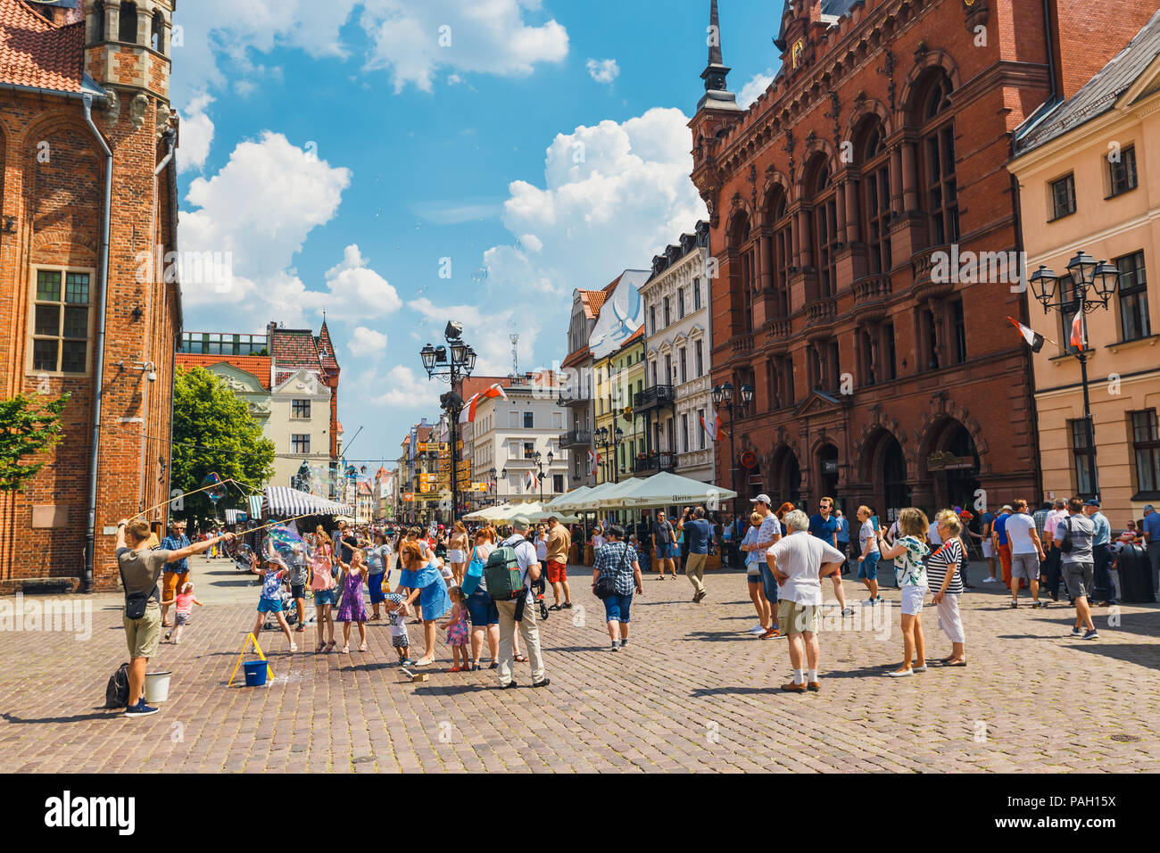Torun thorn marktplatz und gotisches altes rathaus -Fotos und ...