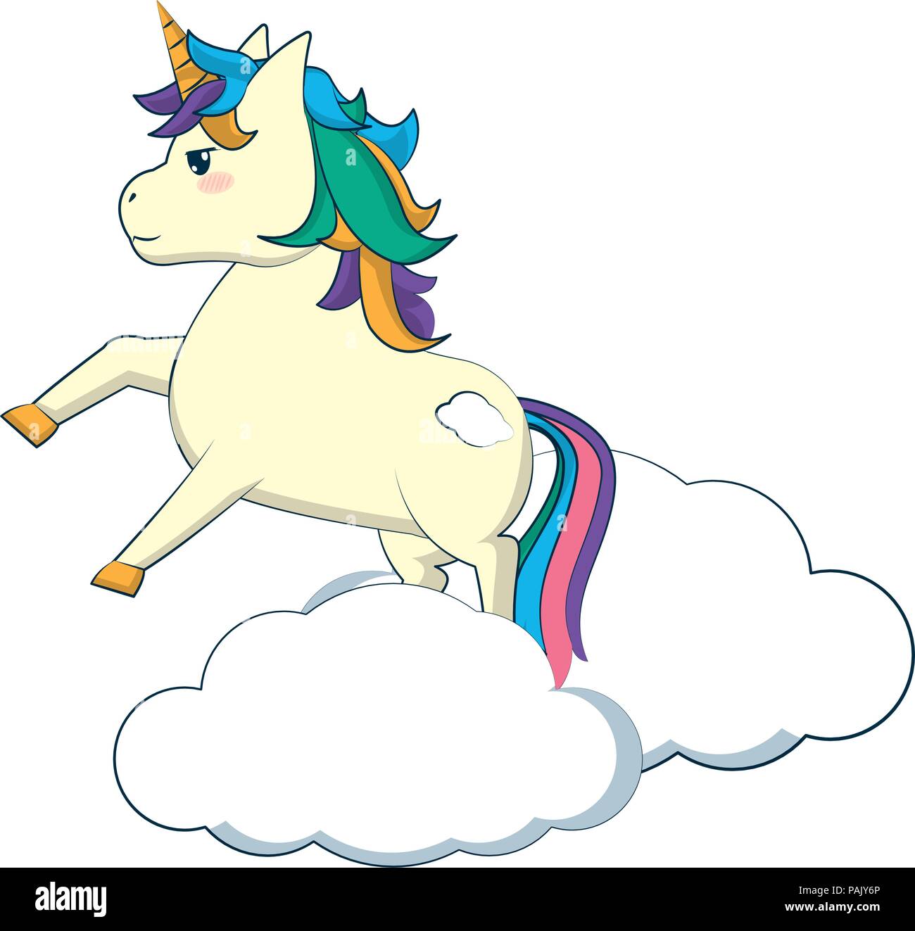 Einhorn springen -Fotos und -Bildmaterial in hoher Auflösung – Alamy