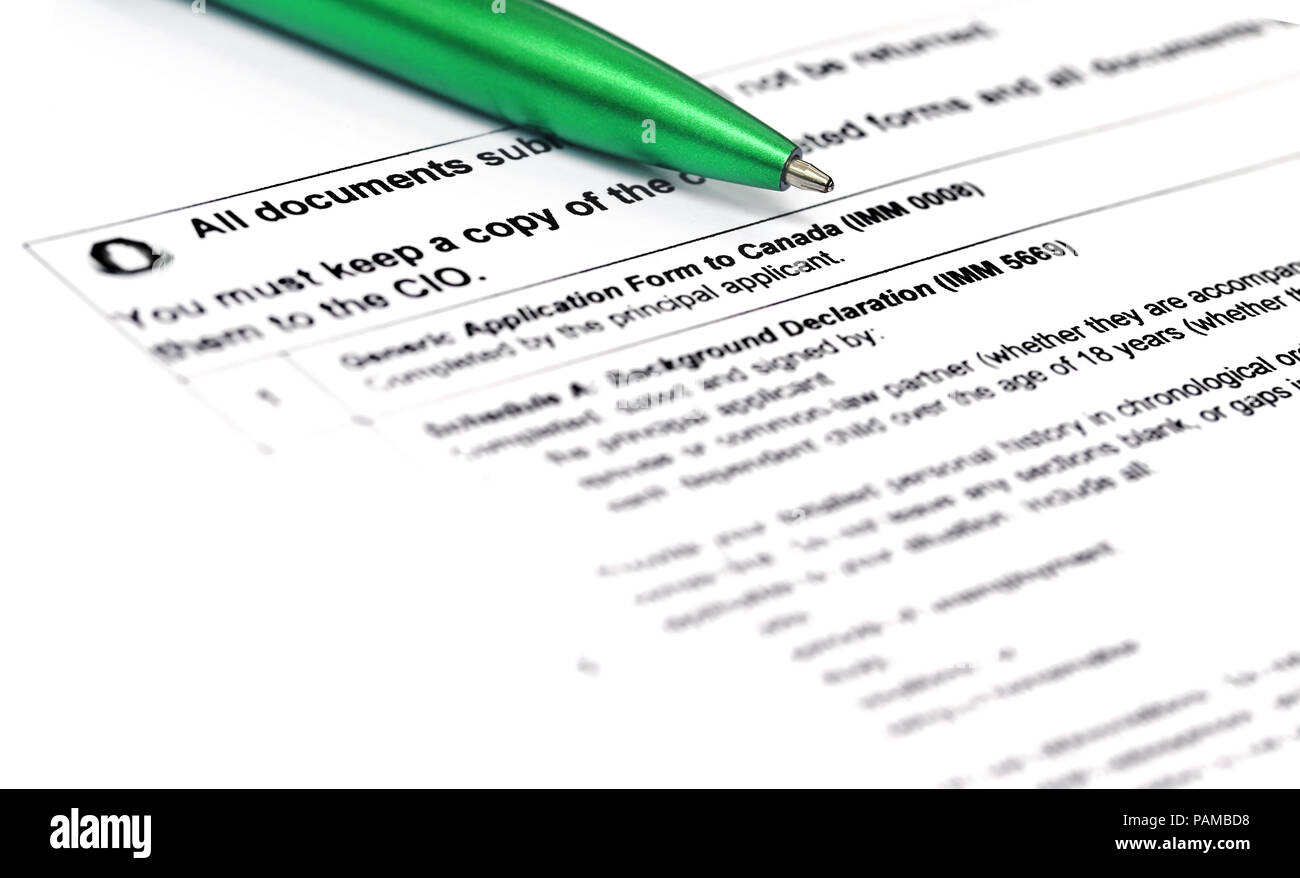 Reisepass kanada -Fotos und -Bildmaterial in hoher Auflösung – Alamy