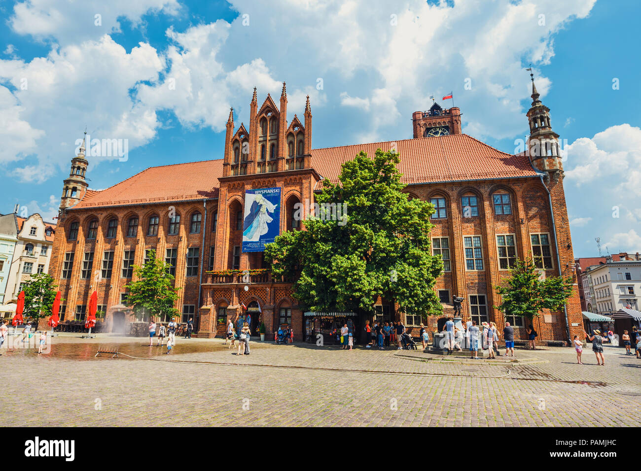 Torun thorn marktplatz und gotisches altes rathaus -Fotos und ...