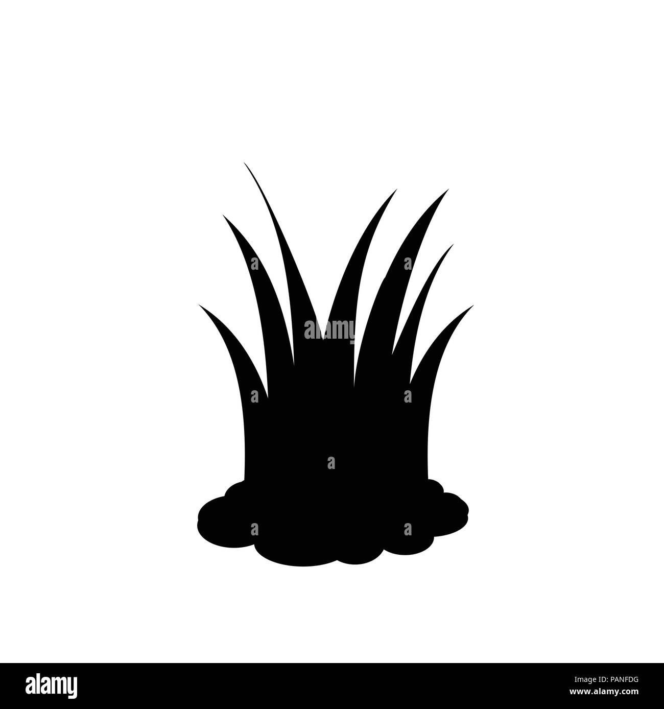 Gras Clipart Schwarz Und Weiß