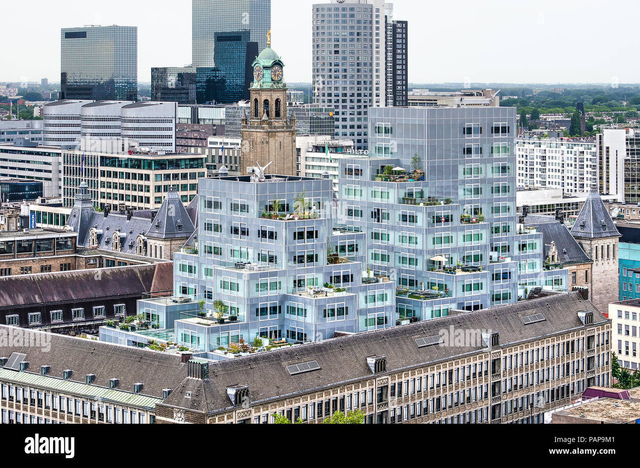 Rotterdam, Niederlande, 18. Juli 2018: Die Timmerhuis ist eine neue ...