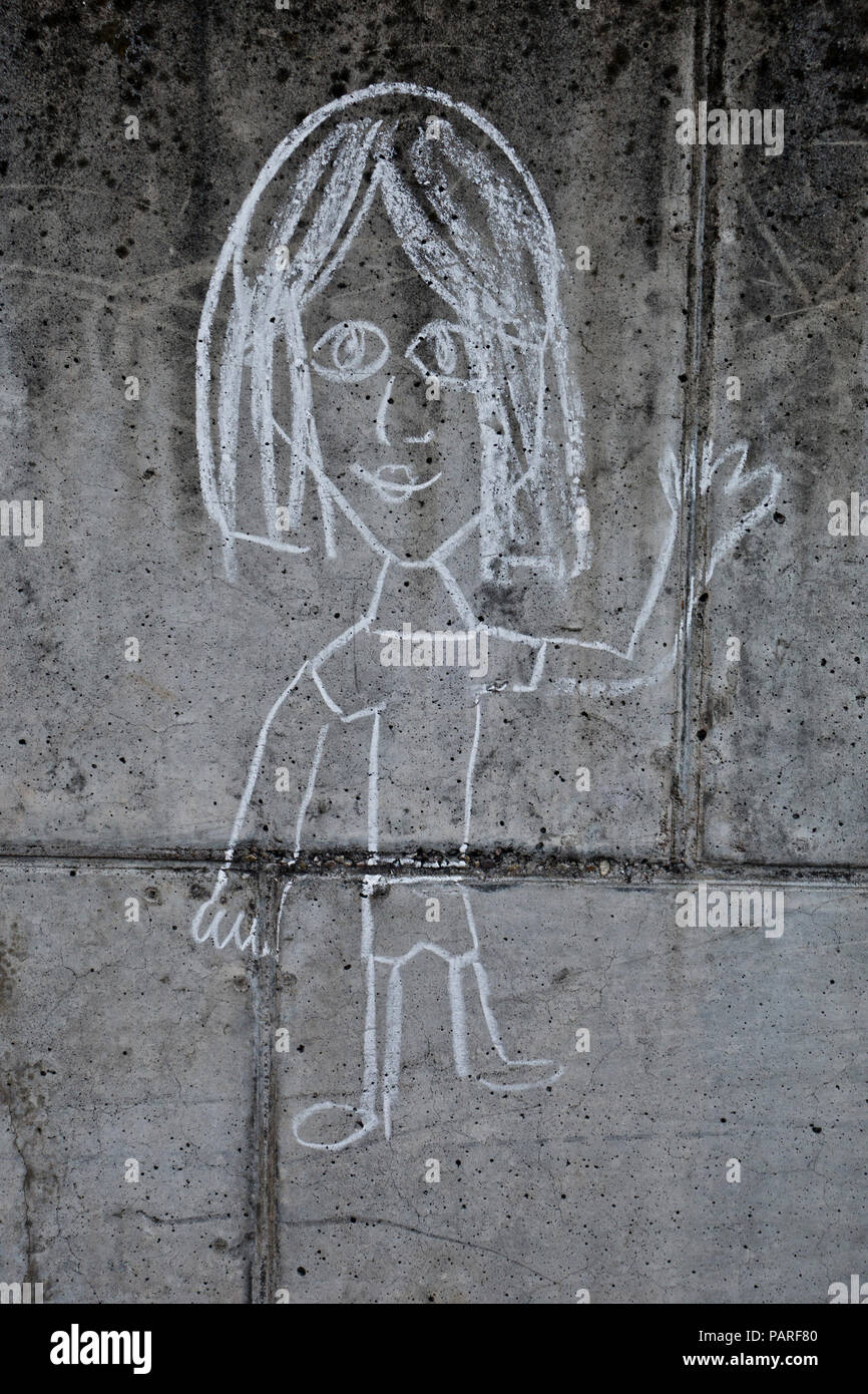 Drawing on wall -Fotos und -Bildmaterial in hoher Auflösung – Alamy