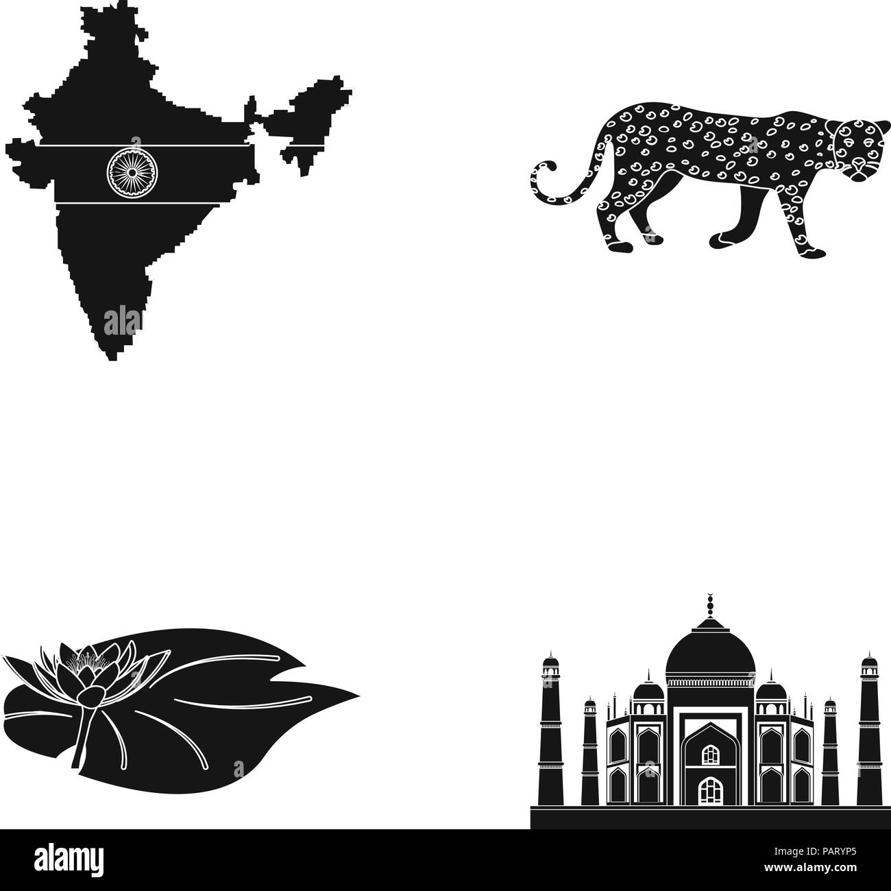 Tier, Attribute, Schwarz, Sammlung, Land, Kultur, Brauch, Design ...