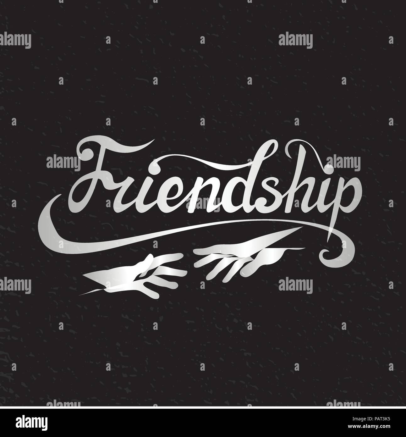Freundschaft logo Stock-Vektorgrafiken kaufen - Alamy